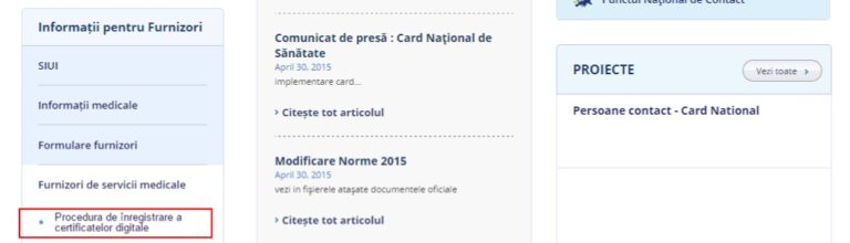 Utilizarea certificatului de semnătură electronică la CNAS - certSIGN